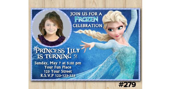 Disney Frozen Invitation Template