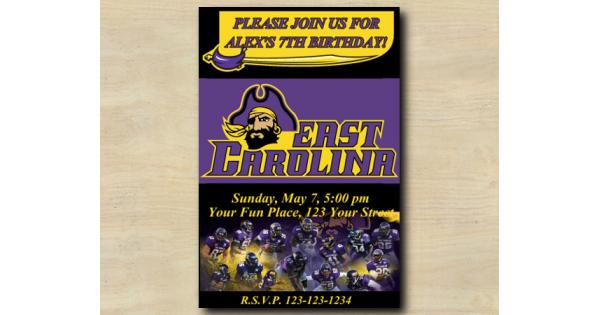 Ecu Birthday Invitation